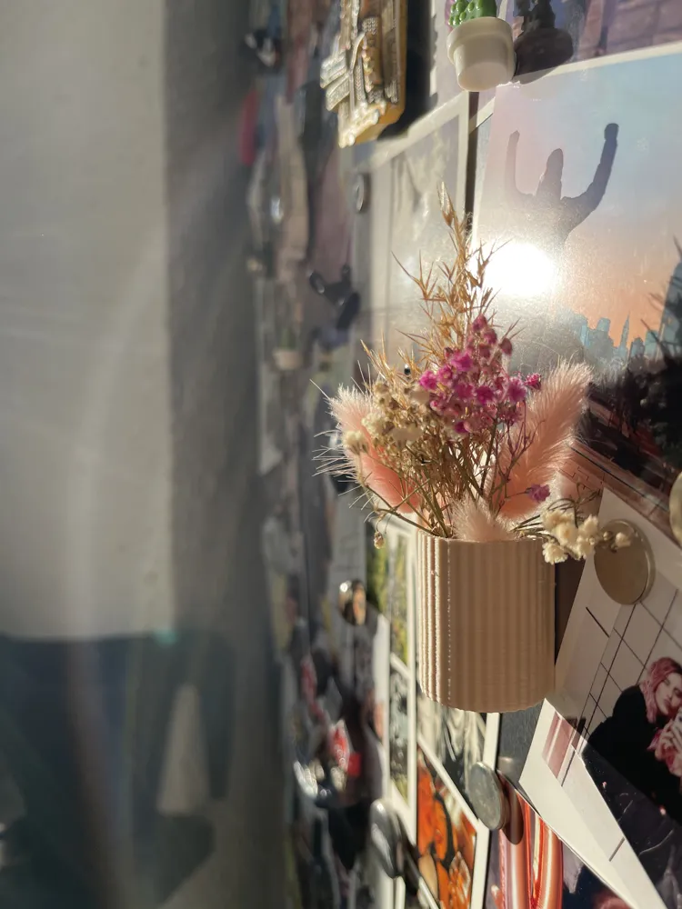 Refrigerator Magnet Container for Toothpicks/Flowers - Free 3D Print ...