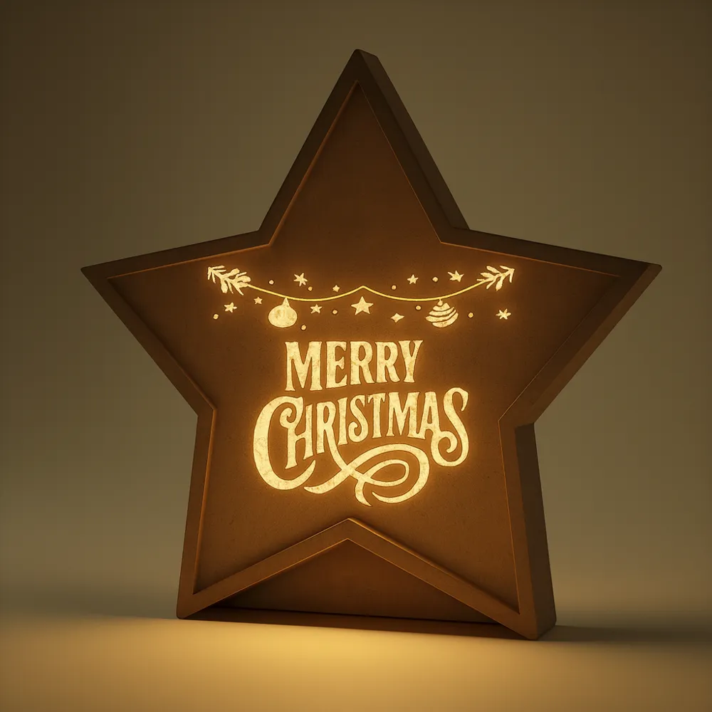 Christmas Star RGB - Free 3D Print Model - MakerWorld