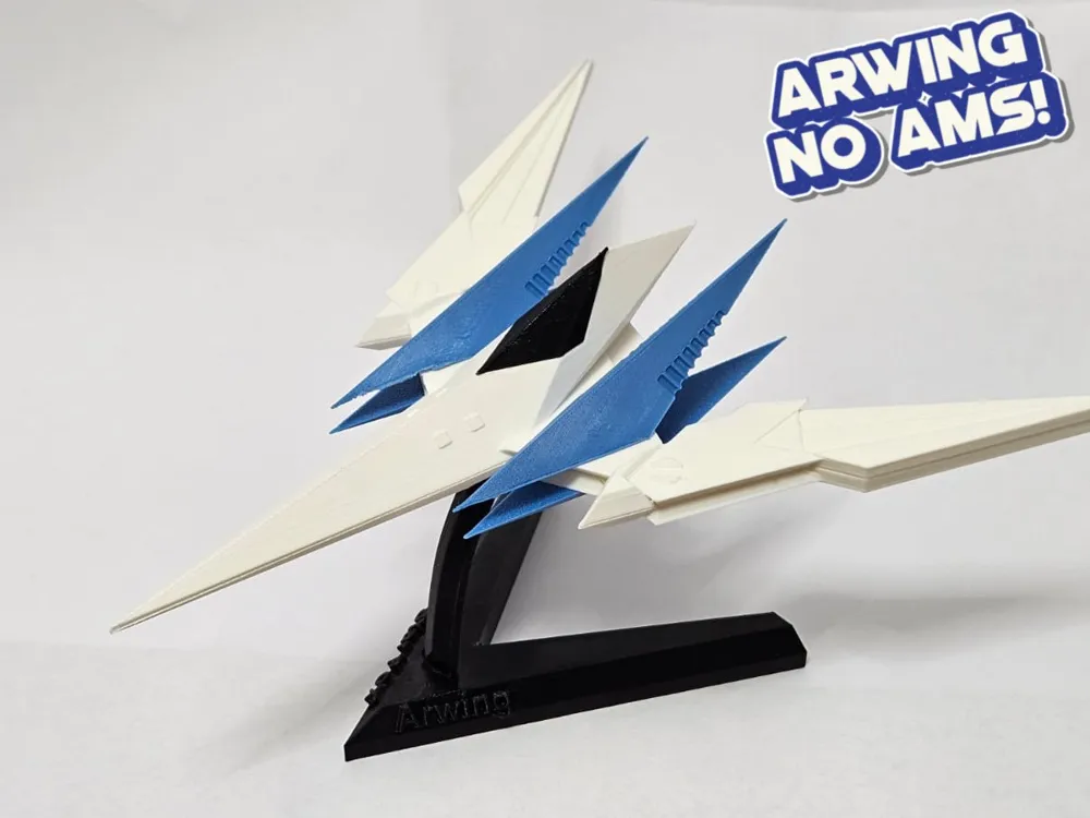Star Fox Arwing Kit - Free 3D Print Model - MakerWorld