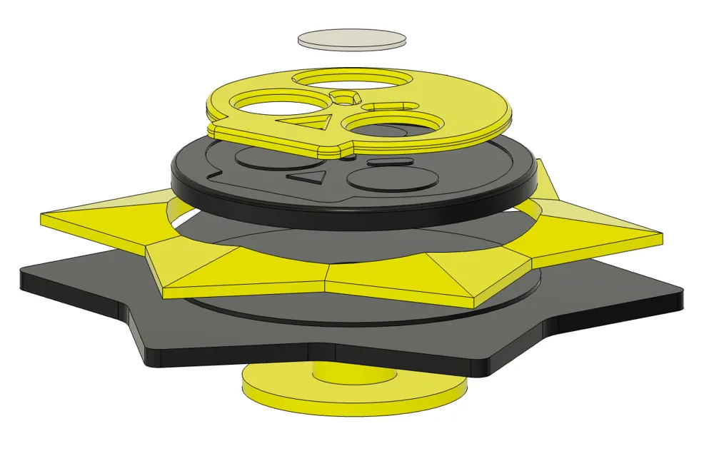 Brawl Stars Fidget Spinner NO AMS by TzomCZ - MakerWorld