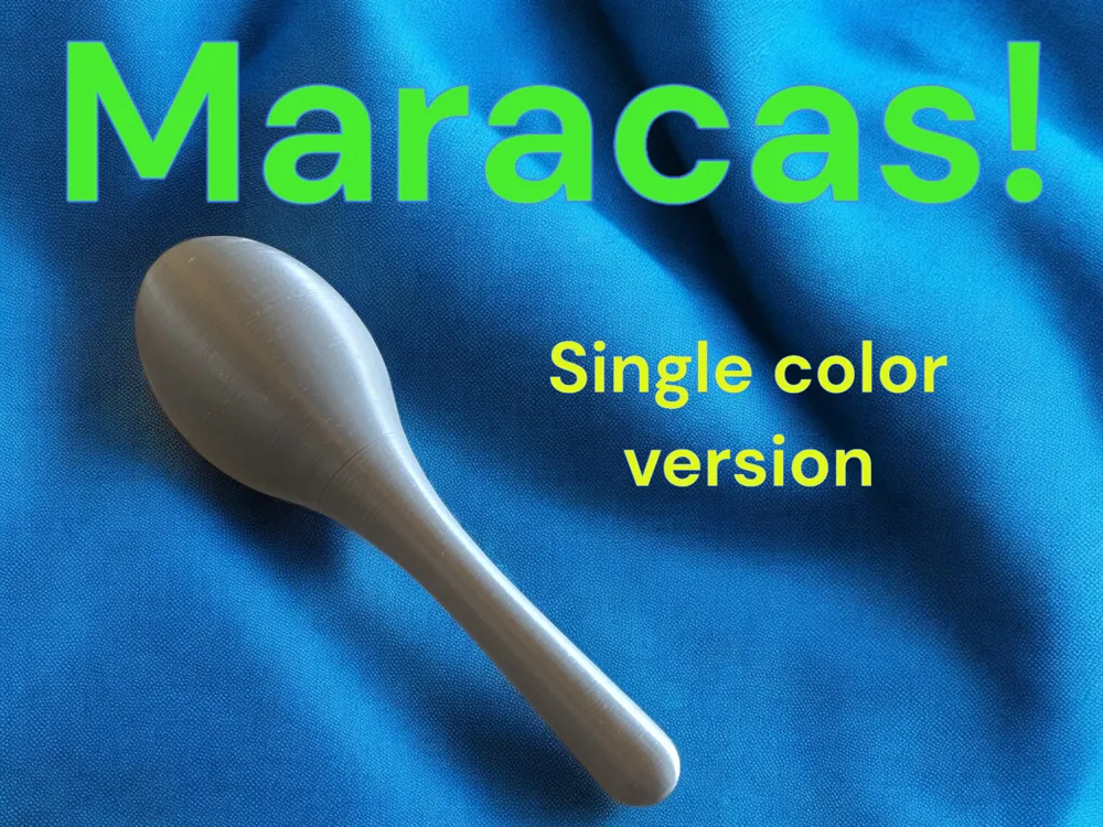 Maracas - maraca's - samba balls by KoBuCRAFTSMakerWorld: Download Free 3D Models