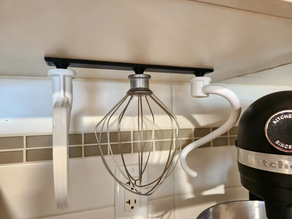KitchenAid Attachment Mount / Holder V2 - Free 3D Print Model - MakerWorld