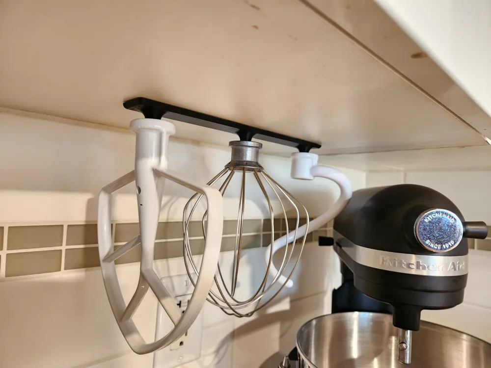 KitchenAid Attachment Mount / Holder V2 by Practical_Guy MakerWorld ...