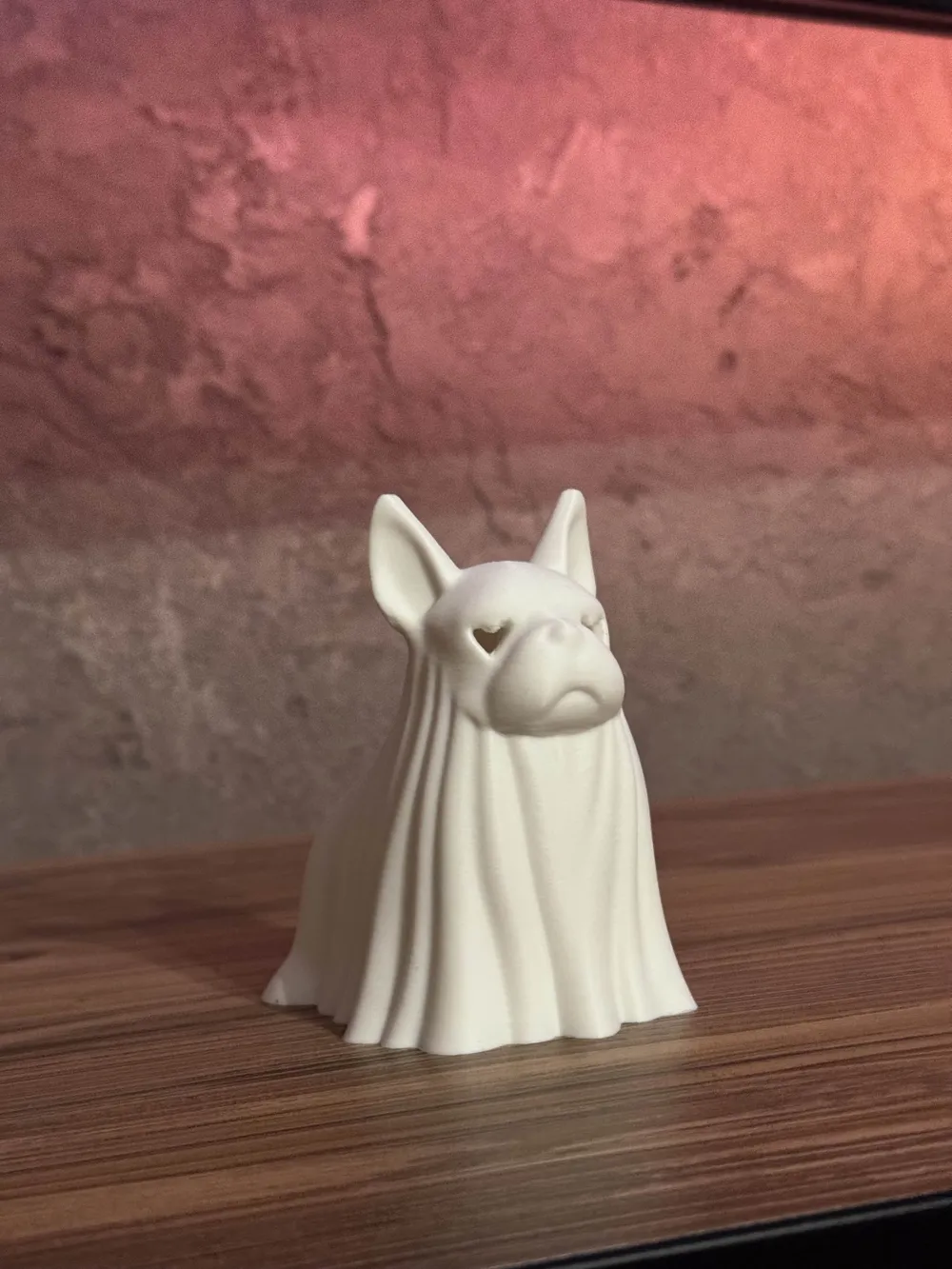 French bulldog Ghost (Tea Light) by Mundeg MakerWorld: Download Free 3D ...
