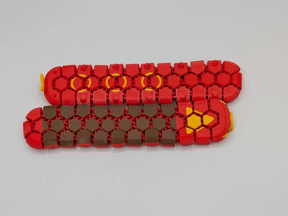 Articulated/Fidget Pokemon Sizzlepede/Thermopod - Free 3D Print Model ...
