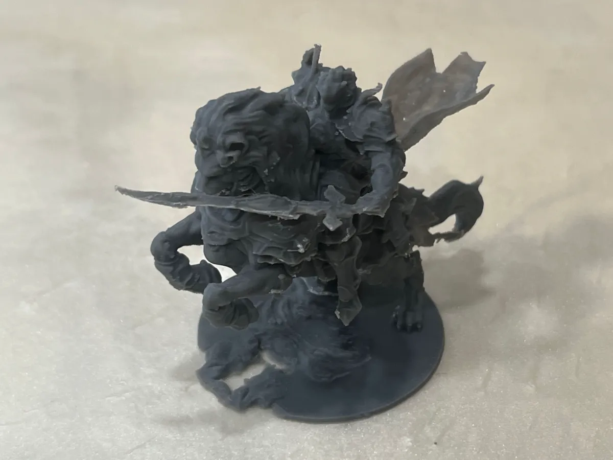 Shen - Jinete del Gato de Batalla León - Modelo de impresión 3D ...