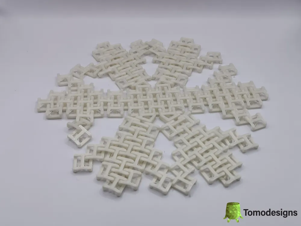 Fabric Snowflake by TomoDesigns - MakerWorld