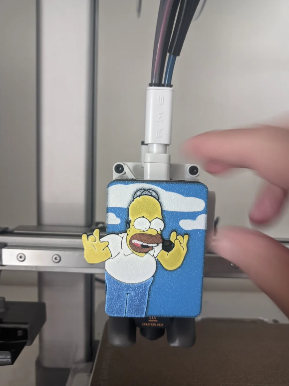 Homer Simpson A1/mini extruder quick change decor by mischorradas3d ...