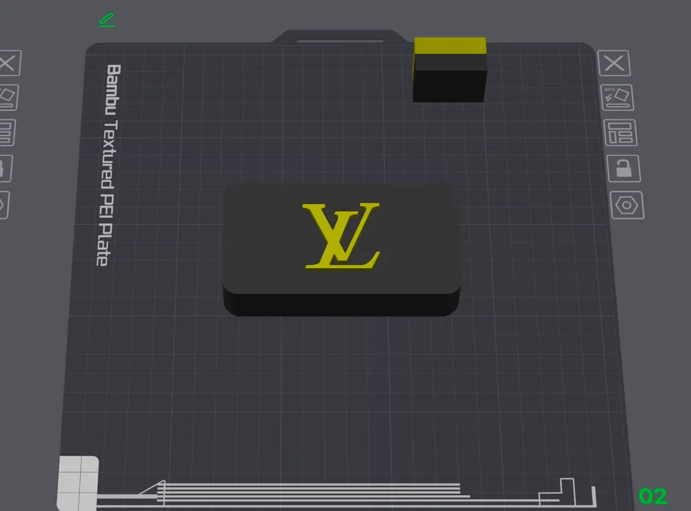 Jewelry box with LV logo - Louis Vuitton by Max_VF2 MakerWorld ...