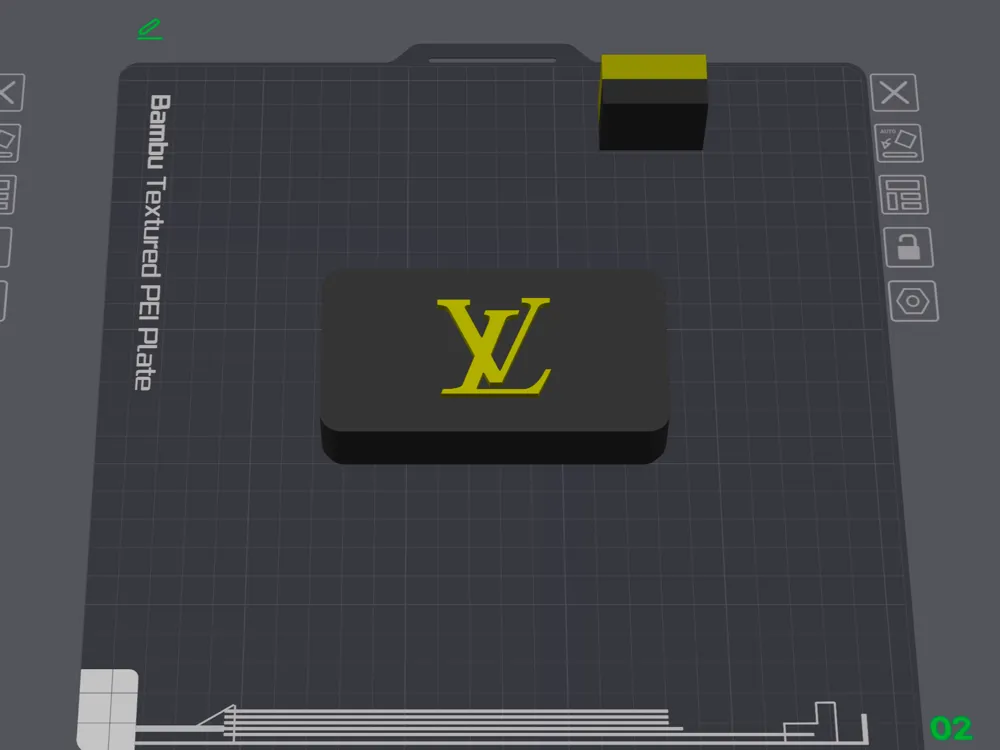 Jewelry box with LV logo - Louis Vuitton - Free 3D Print Model - MakerWorld