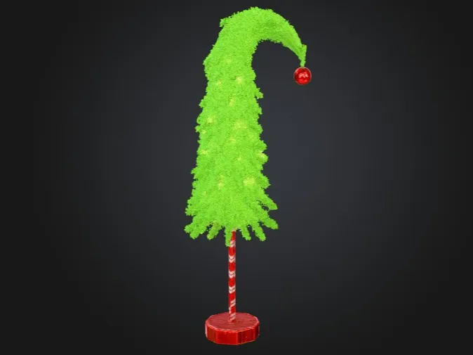 Grinch Tree, Whoville Tree - Free 3D Print Model - MakerWorld