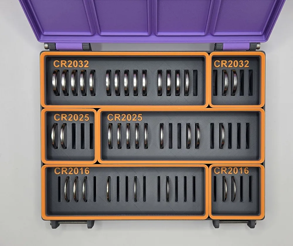 CR20xx Coin Battery Storage for Gridfinity by EricS MakerWorld ...