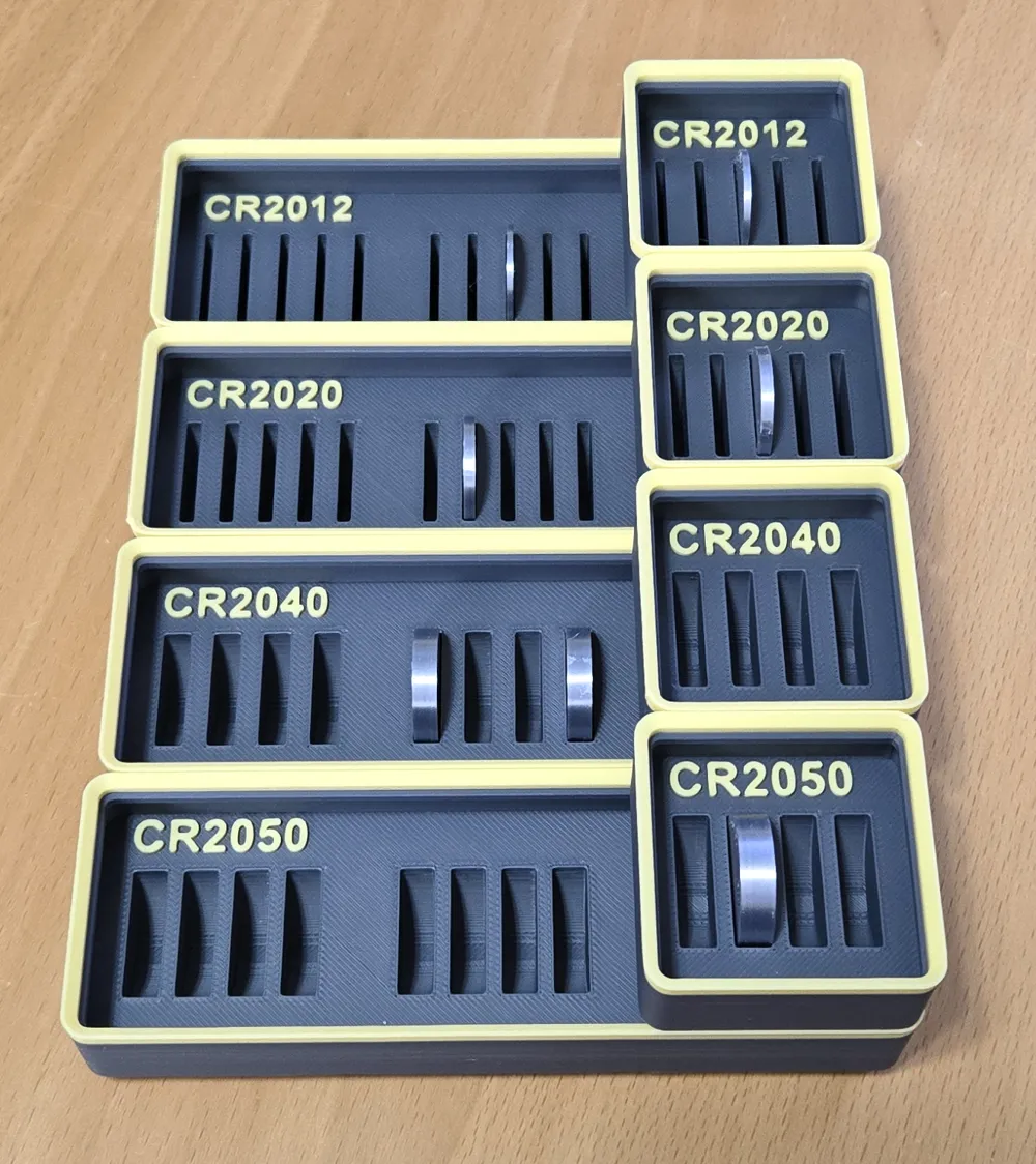 CR20xx Coin Battery Storage for Gridfinity by EricS MakerWorld ...