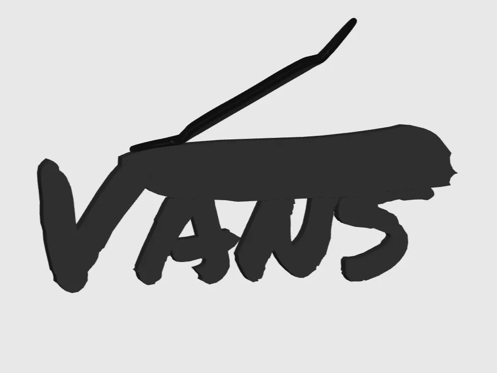 Vans Logo Reimagined, Decoration by Ham MakerWorld: Download Free 3D Models