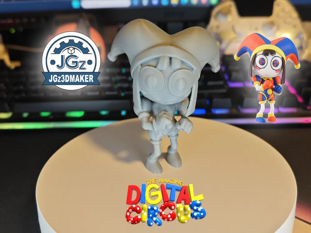 Pomni The Amazing Digital Circus - Free 3D Print Model - MakerWorld