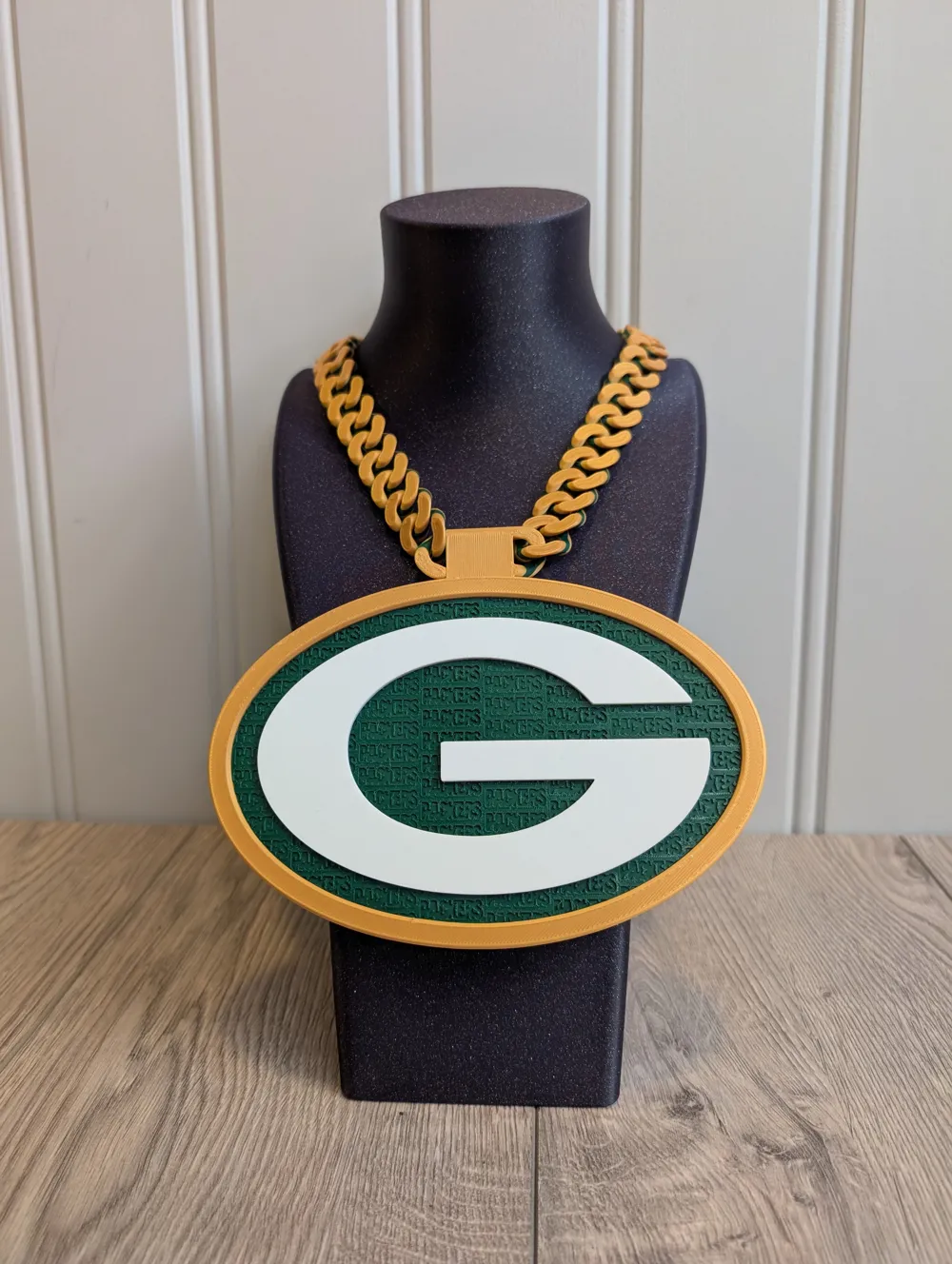 Green Bay Packers Oversized Pendant and Chain by MFDesigns3D MakerWorld ...