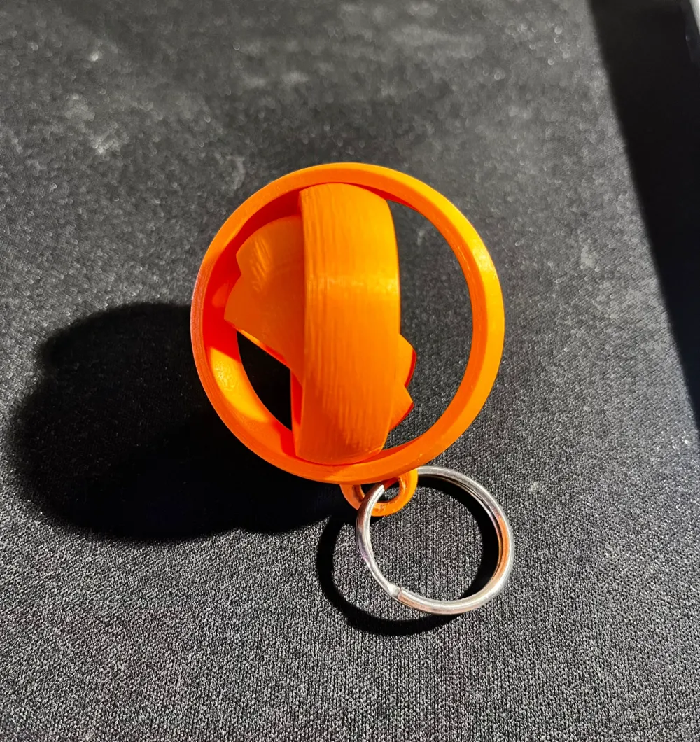 Fidget rings - keychain by Printajmi3d - MakerWorld