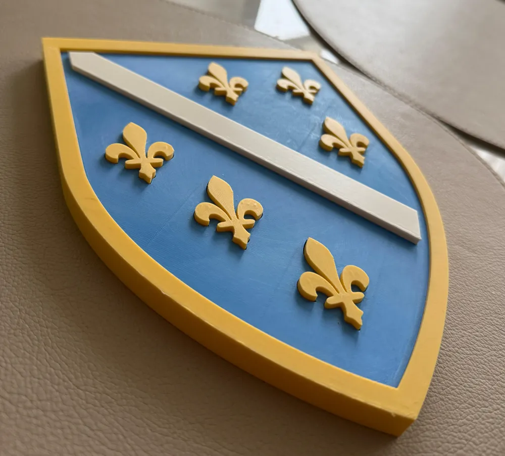 Coat of arms Republic of Bosnia and Herzegovina by BOOMBA - MakerWorld