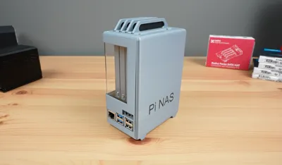 Raspberry Pi 5 Four Bay NAS by mklements MakerWorld: Download Free 3D ...