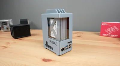 Raspberry Pi 5 Four Bay NAS by mklements - MakerWorld