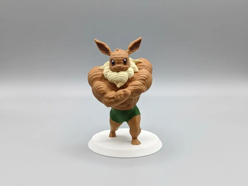 Der ultimative "Gym-Bro" Evoli Bodybuilder-Style - Free 3D Print Model ...