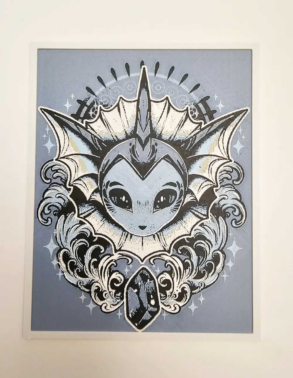 HueForge Pokémon Vaporeon Fan Art by 220°c - MakerWorld