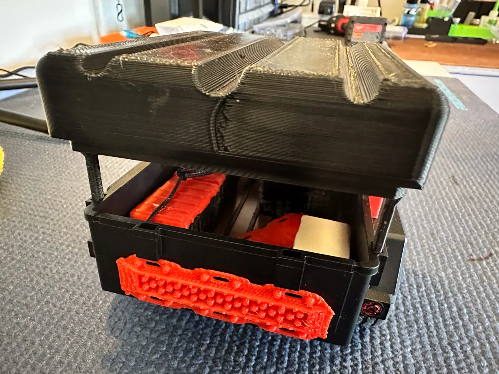 TRX4M Trailer Mod - Rack and RoofTop Tent Carrier by fajitas21 MakerWorld: Download Free 3D Models