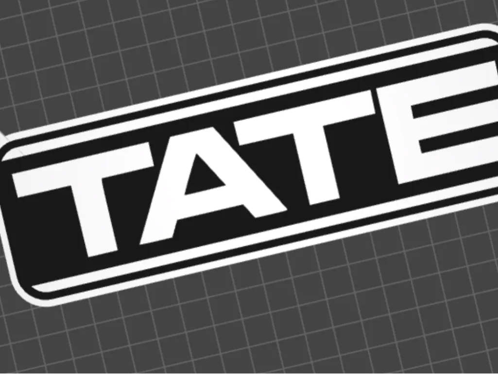 TATE Keychain - Free 3D Print Model - MakerWorld