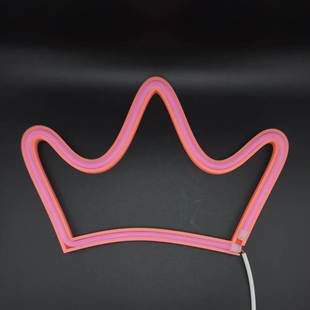 Crown LED Sign by Printy McPrintface - MakerWorld