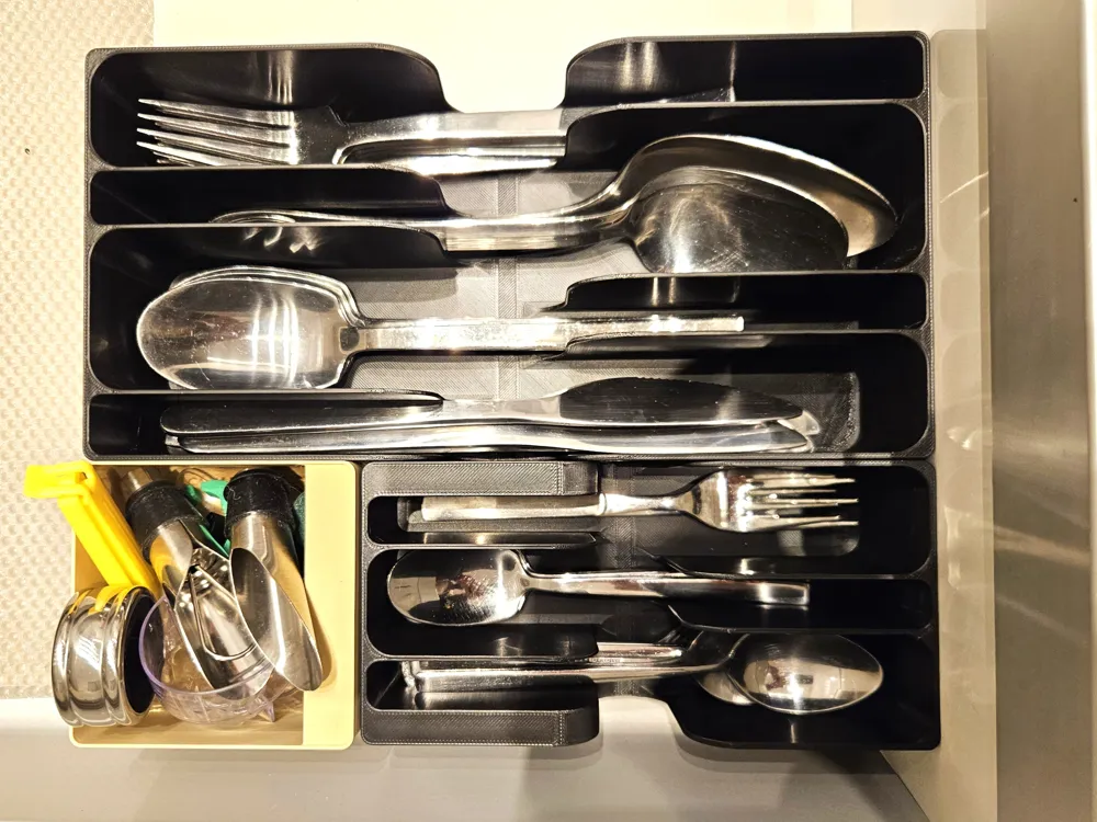 Gridfinity 5x6 Ultra-Dense Silverware Organizer - Free 3D Print Model ...