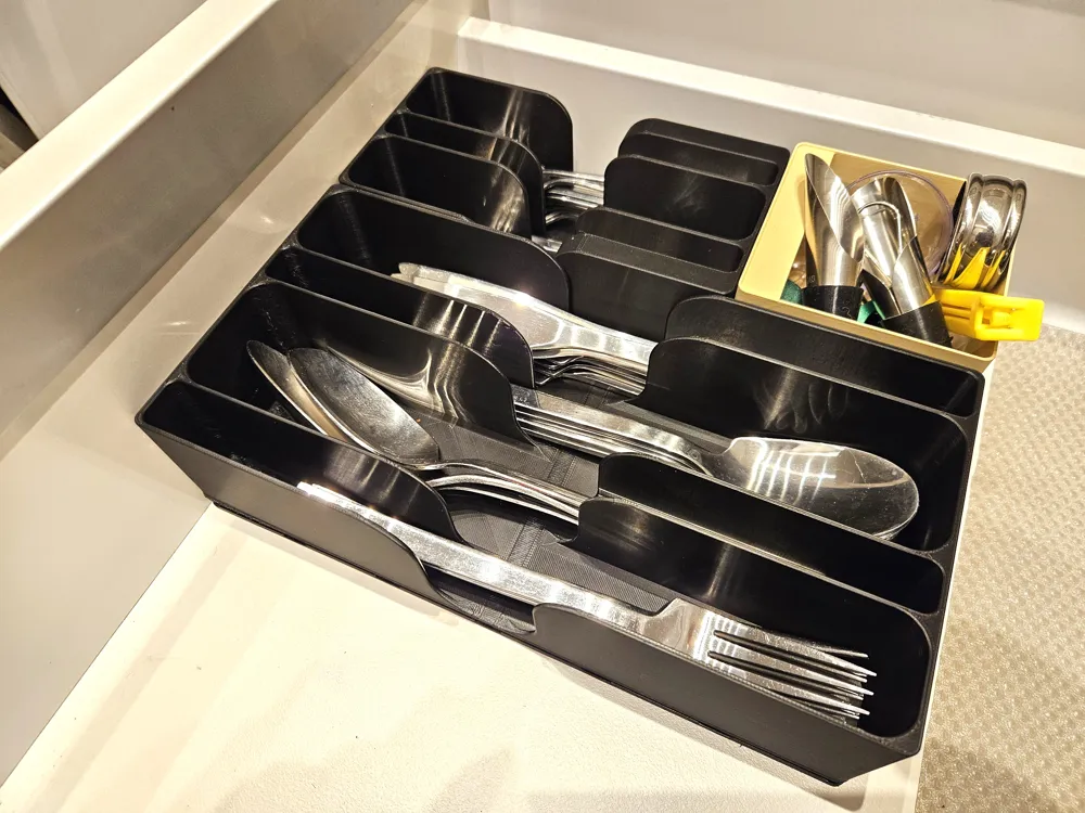 Gridfinity 5x6 Ultra-Dense Silverware Organizer - Free 3D Print Model ...