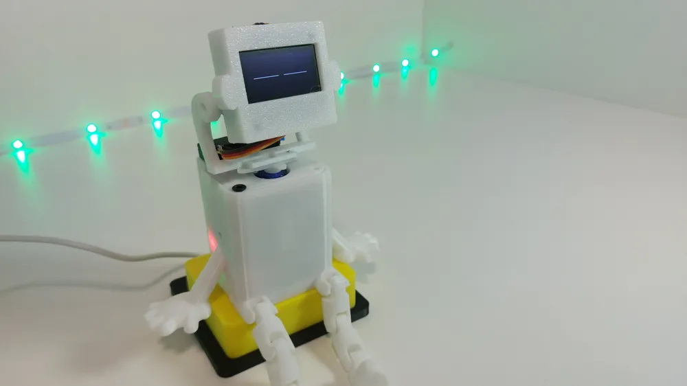Mini WiFi Robot with OLED Face + Neck Movement - Free 3D Print Model ...