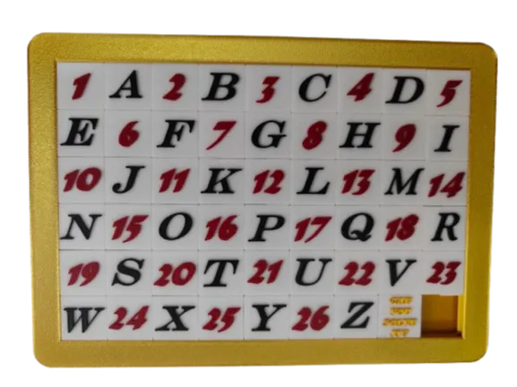 PUZZLE NUMBERS AND LETTERS by Laterza Paolo - MakerWorld