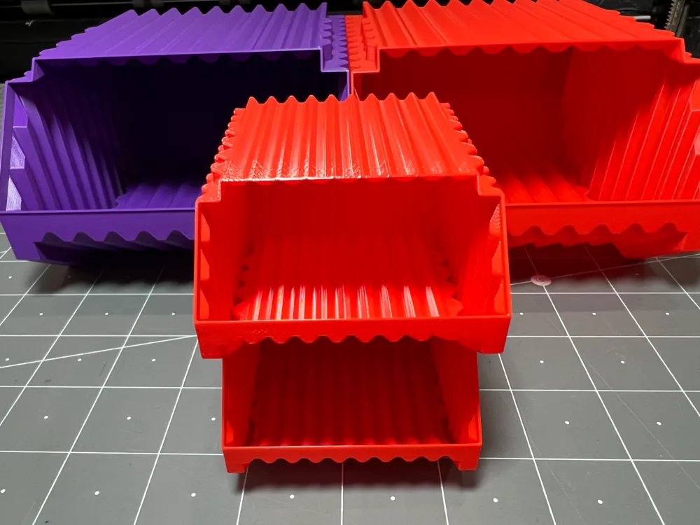 Stackable Storage Bin, Spiralized Vase Mode - Free 3D Print Model ...