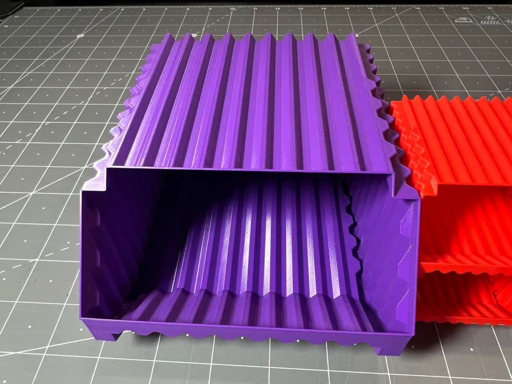 Stackable Storage Bin, Spiralized Vase Mode by Studio 727 MakerWorld: Download Free 3D Models