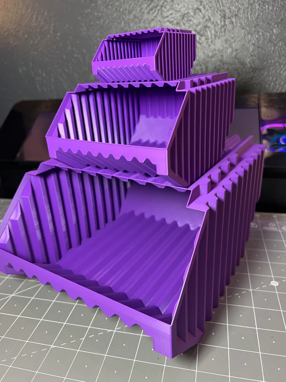 Stackable Storage Bin, Spiralized Vase Mode - Free 3D Print Model ...