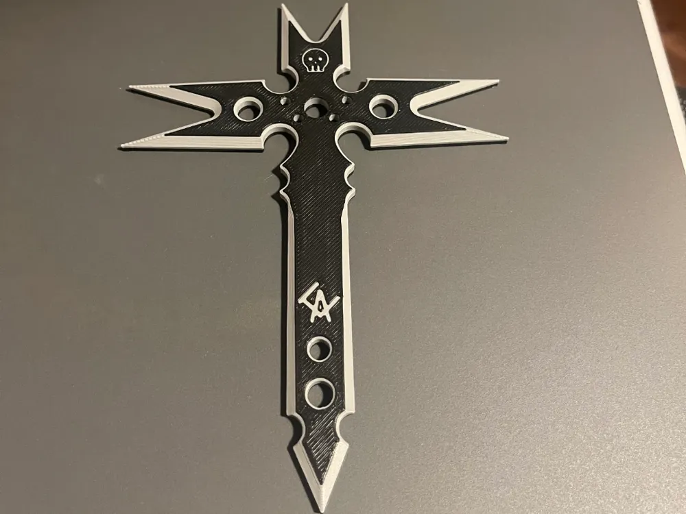 Cross Throwing Dagger Knive Roblox Rivals - Free 3D Print Model ...