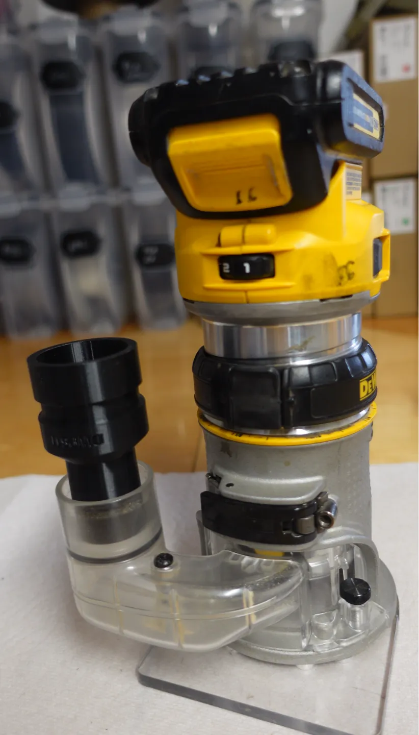 Airlock Adapters for DeWalt Palm Routers by jandansino - MakerWorld