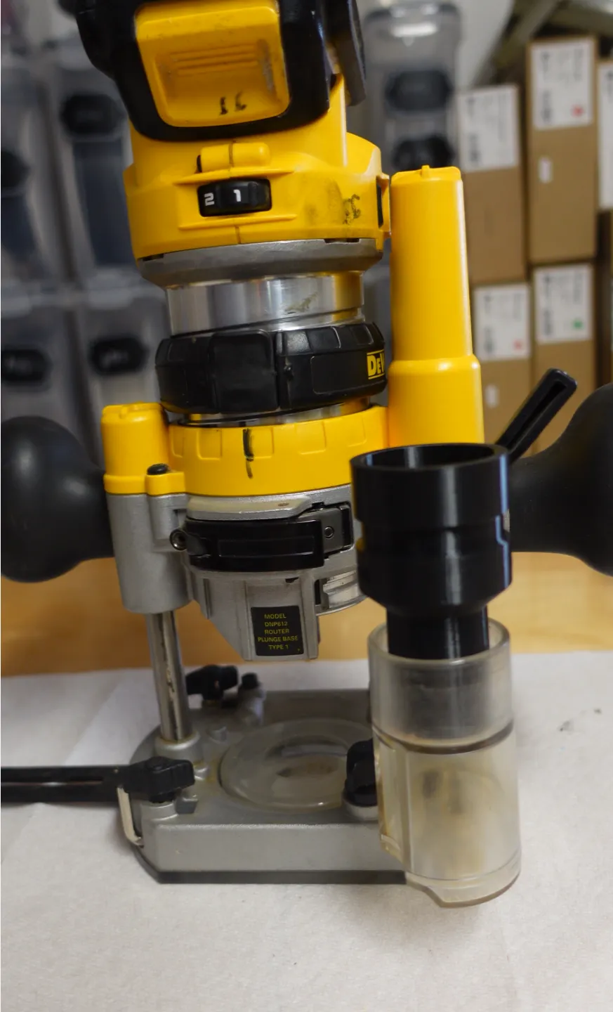 Airlock Adapters for DeWalt Palm Routers by jandansino - MakerWorld