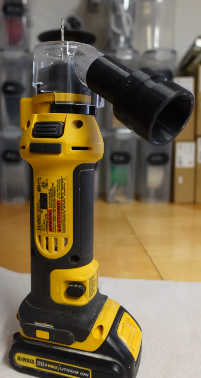 Airlock Adapters for DeWalt Palm Routers by jandansino - MakerWorld