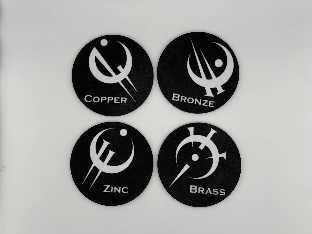 Mental Metals Coasters - Mistborn - Free 3D Print Model - MakerWorld