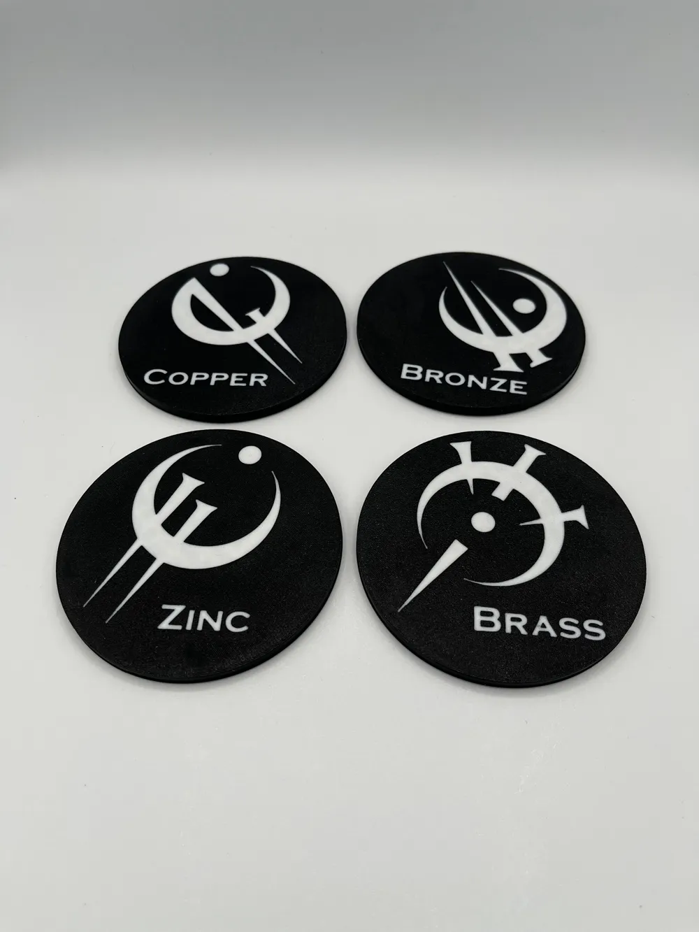 Mental Metals Coasters - Mistborn - Free 3D Print Model - MakerWorld