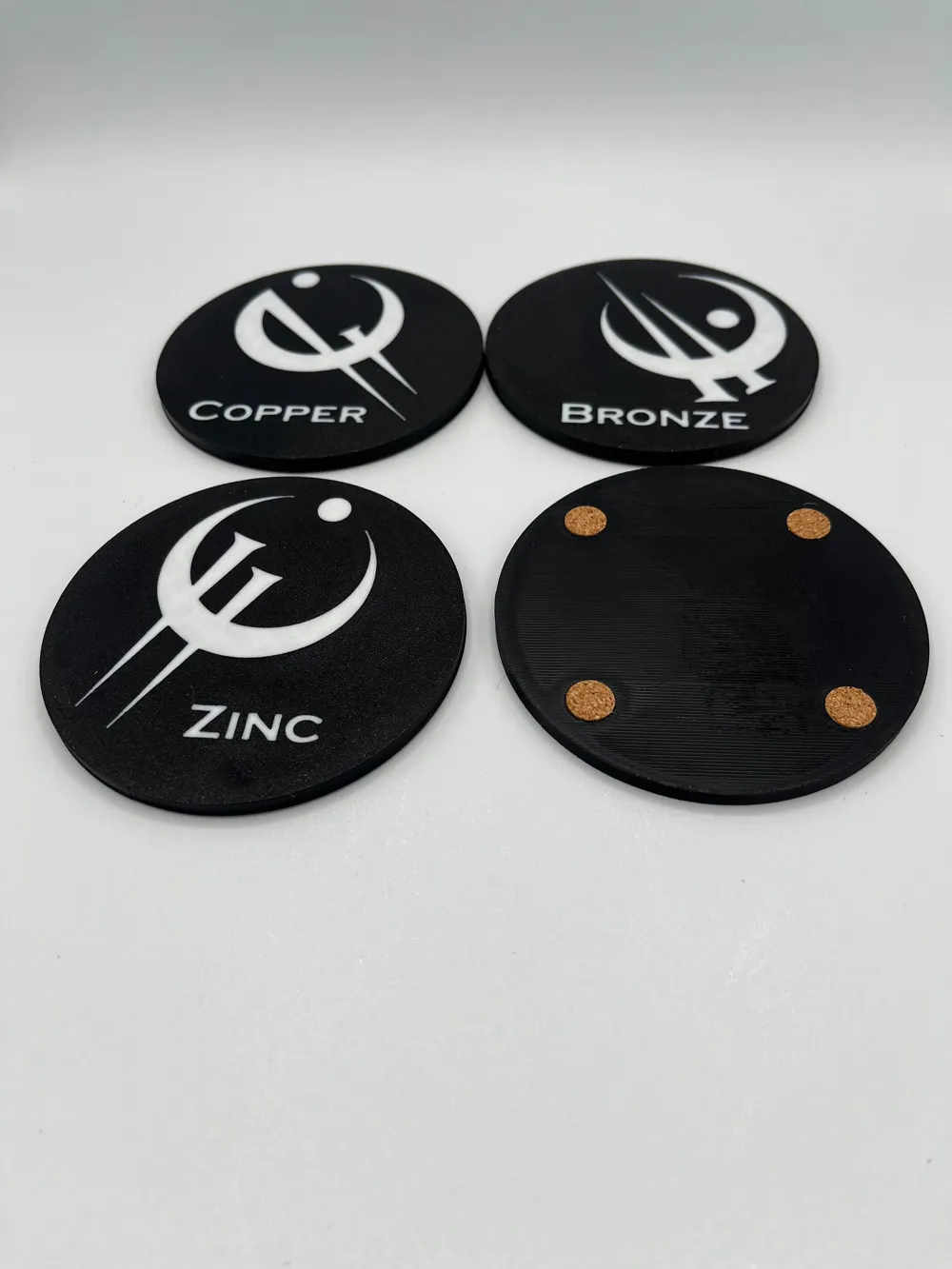Mental Metals Coasters - Mistborn - Free 3D Print Model - MakerWorld