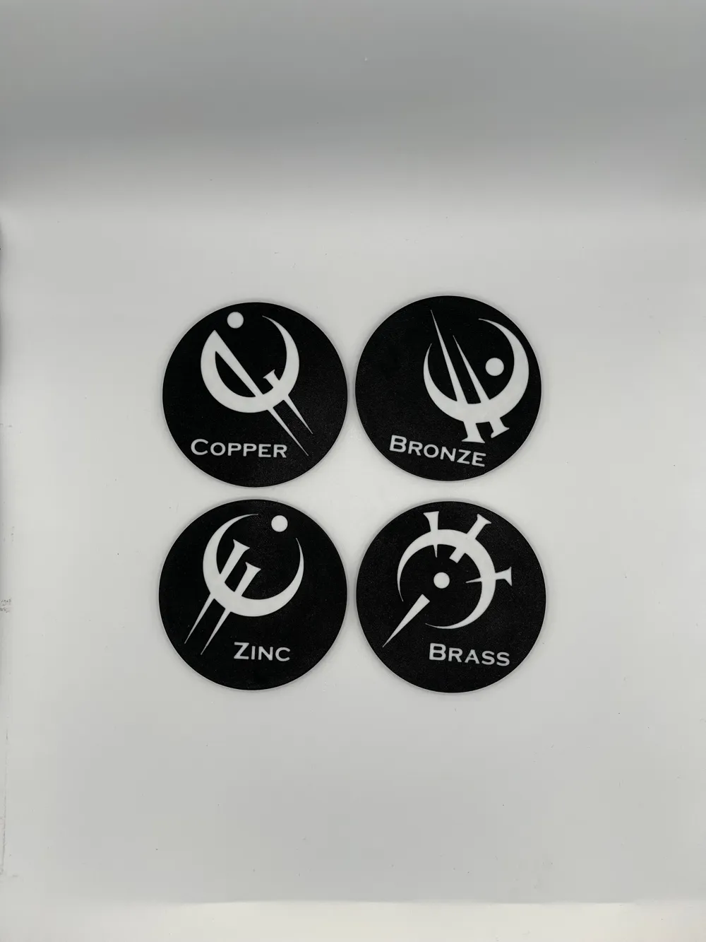 Mental Metals Coasters - Mistborn - Free 3D Print Model - MakerWorld