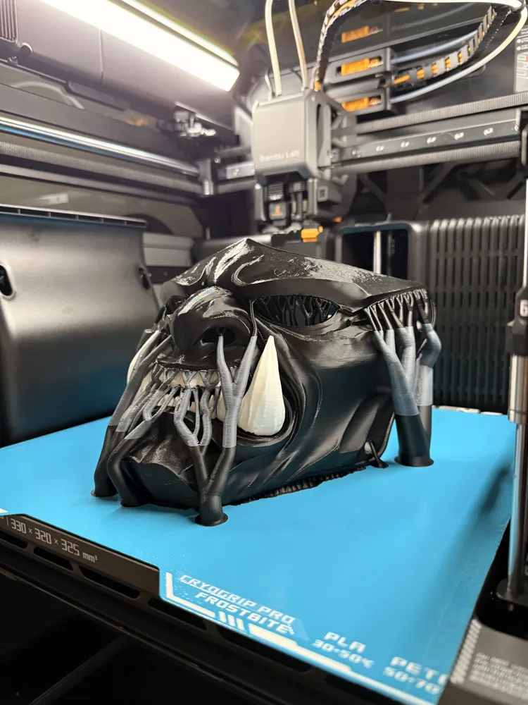 Oni-Samurai Mask - Free 3D Print Model - MakerWorld