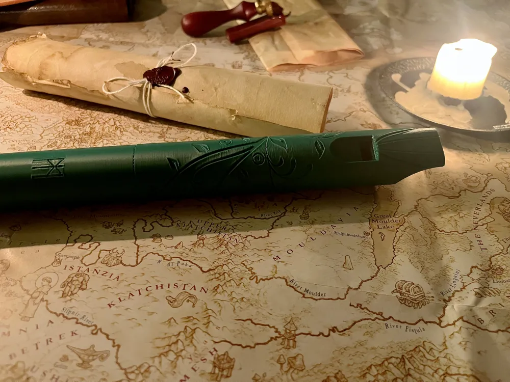 Low D whistle (Naeris) - Free 3D Print Model - MakerWorld
