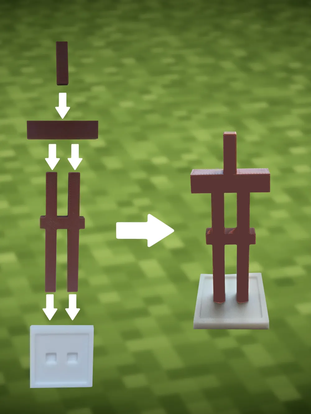 Minecraft Armor Stand - Free 3D Print Model - MakerWorld