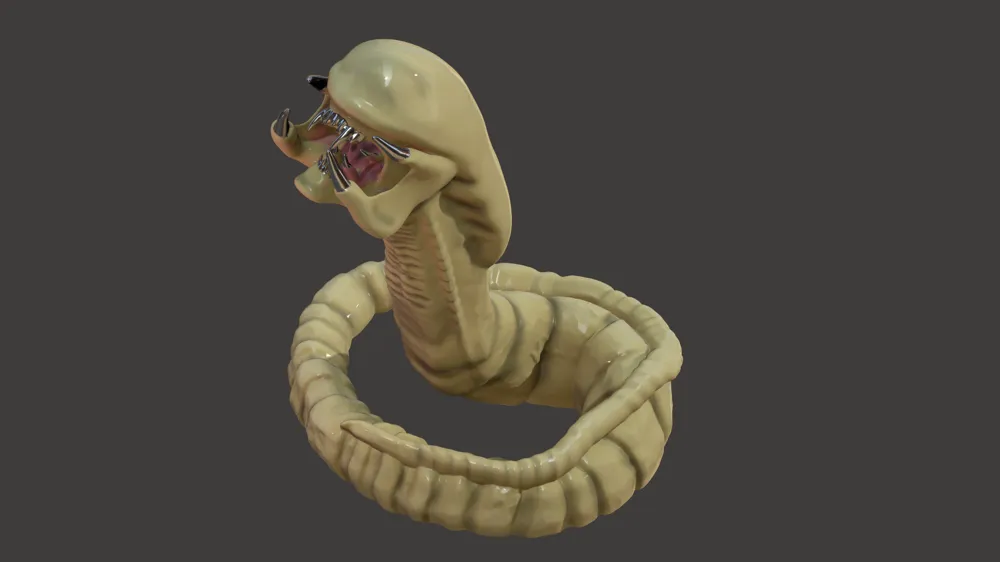Alien Xenomorph Hybrid Statue by CADSmith MakerWorld: Download Free 3D ...