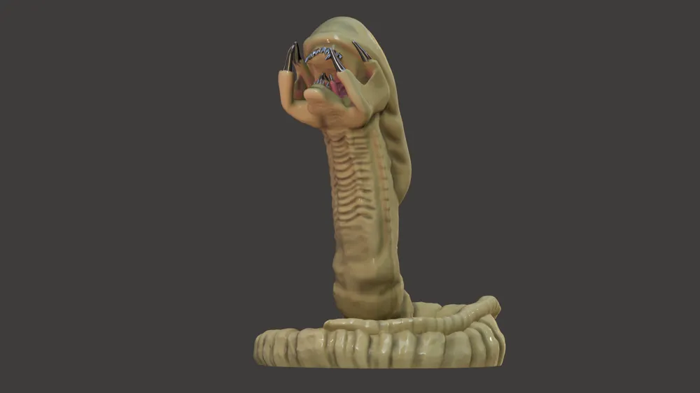 Alien Xenomorph Hybrid Statue by CADSmith MakerWorld: Download Free 3D ...
