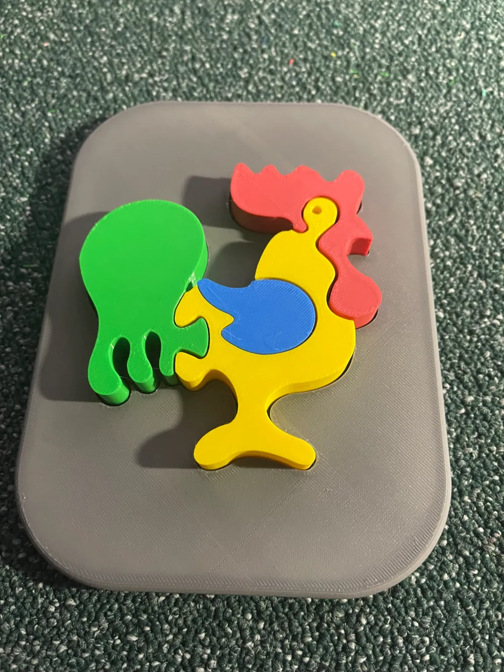 Rooster Puzzle for Kids by intommy - MakerWorld